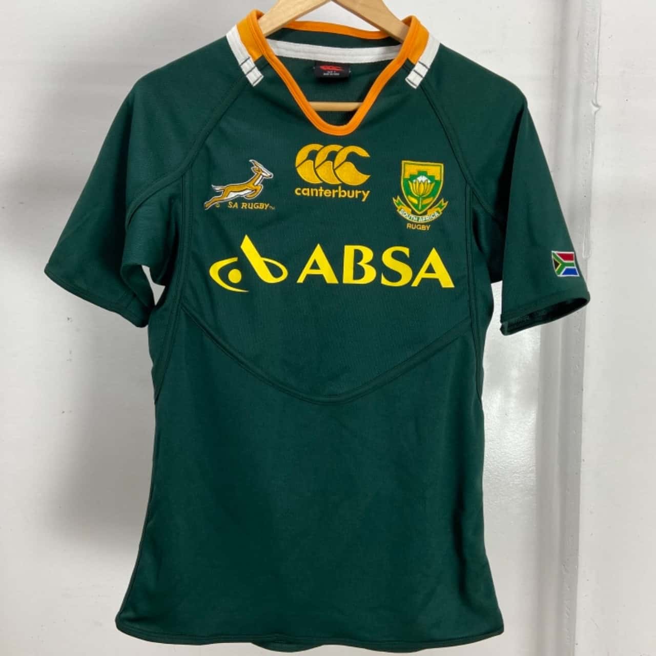 Canterbury 2011 Springbok Rugby Union Jersey Size S (s)