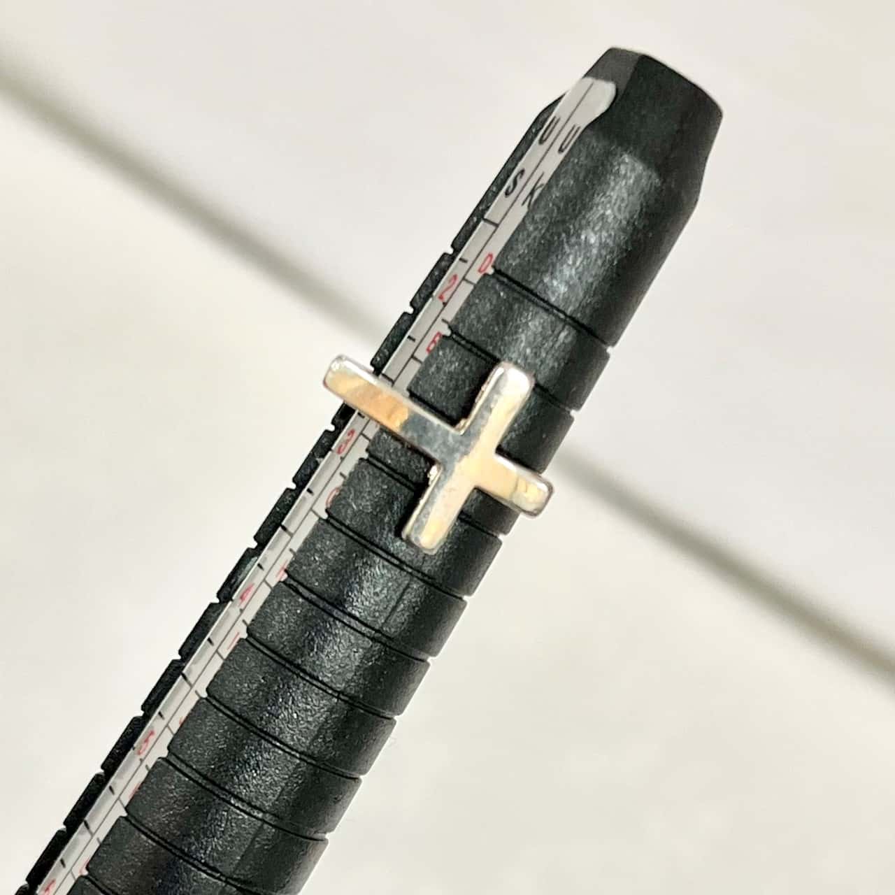 Silver Cross Pinky Ring (s)