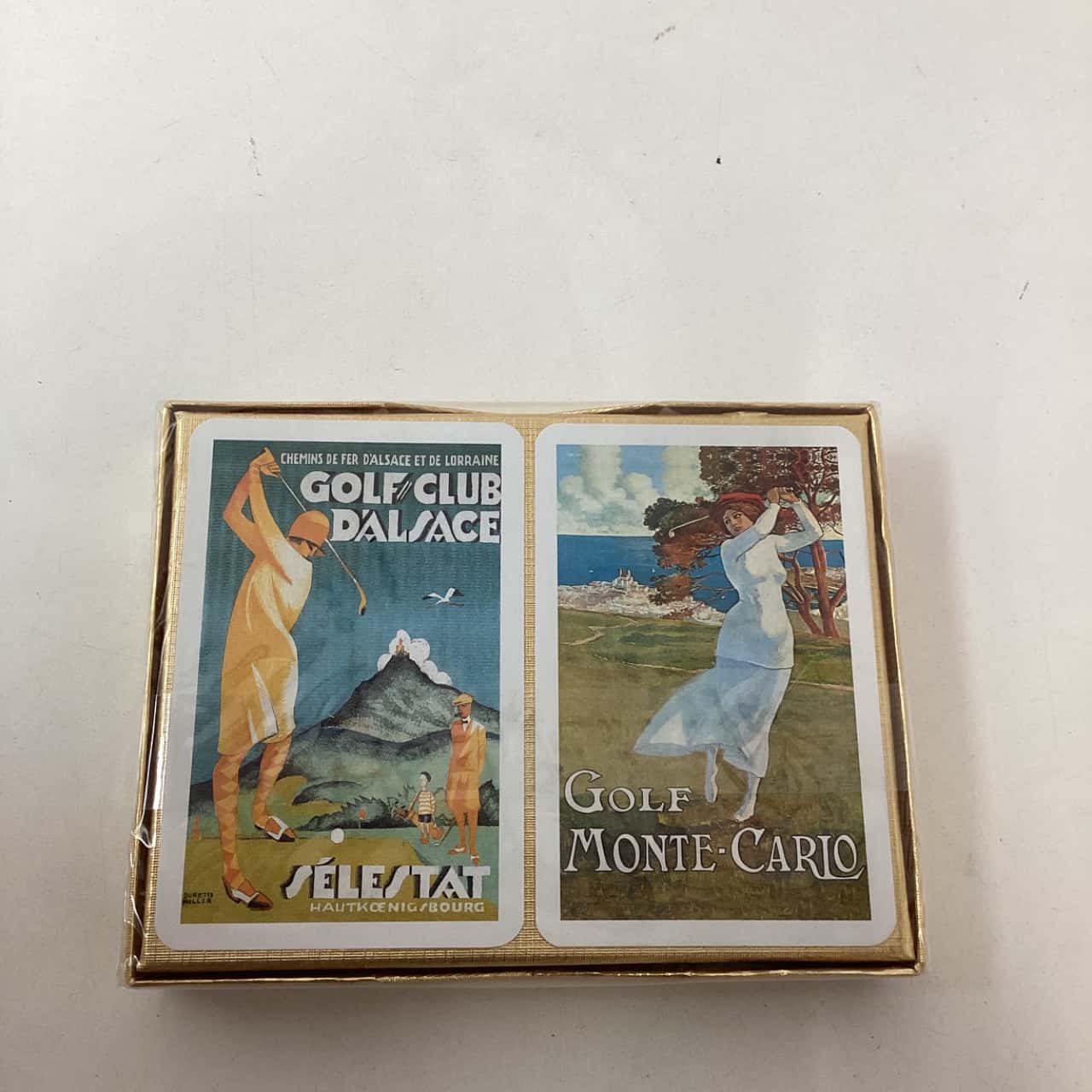 Golf Club set of 2 playing cards (s)