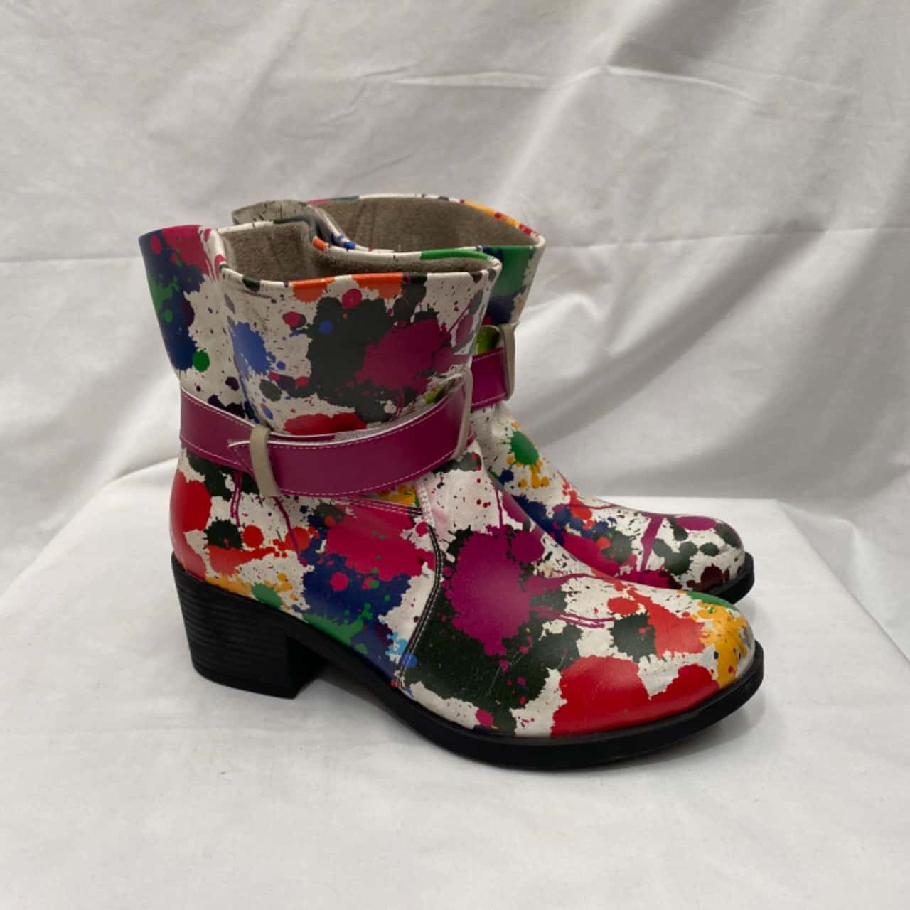 **REDUCED** Women’s Rainbow Statement Multicoloured Paint Splatter ...