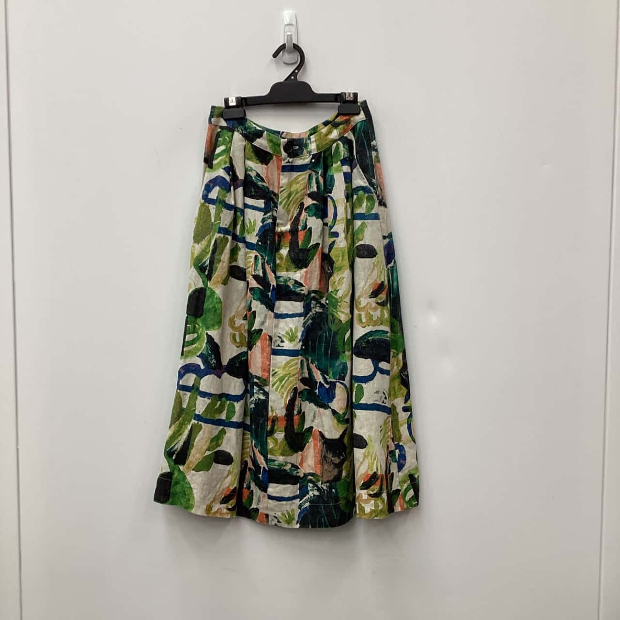 Gorman Womens Size 10 A-Line Skirt Multicoloured / Pattern (s)