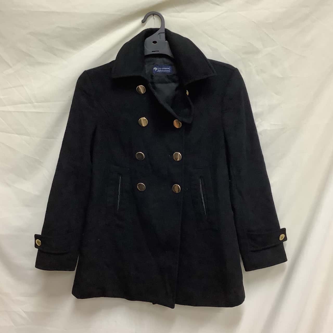 LANA SUPERFINE Womens Size 44 Black Jacket (s)