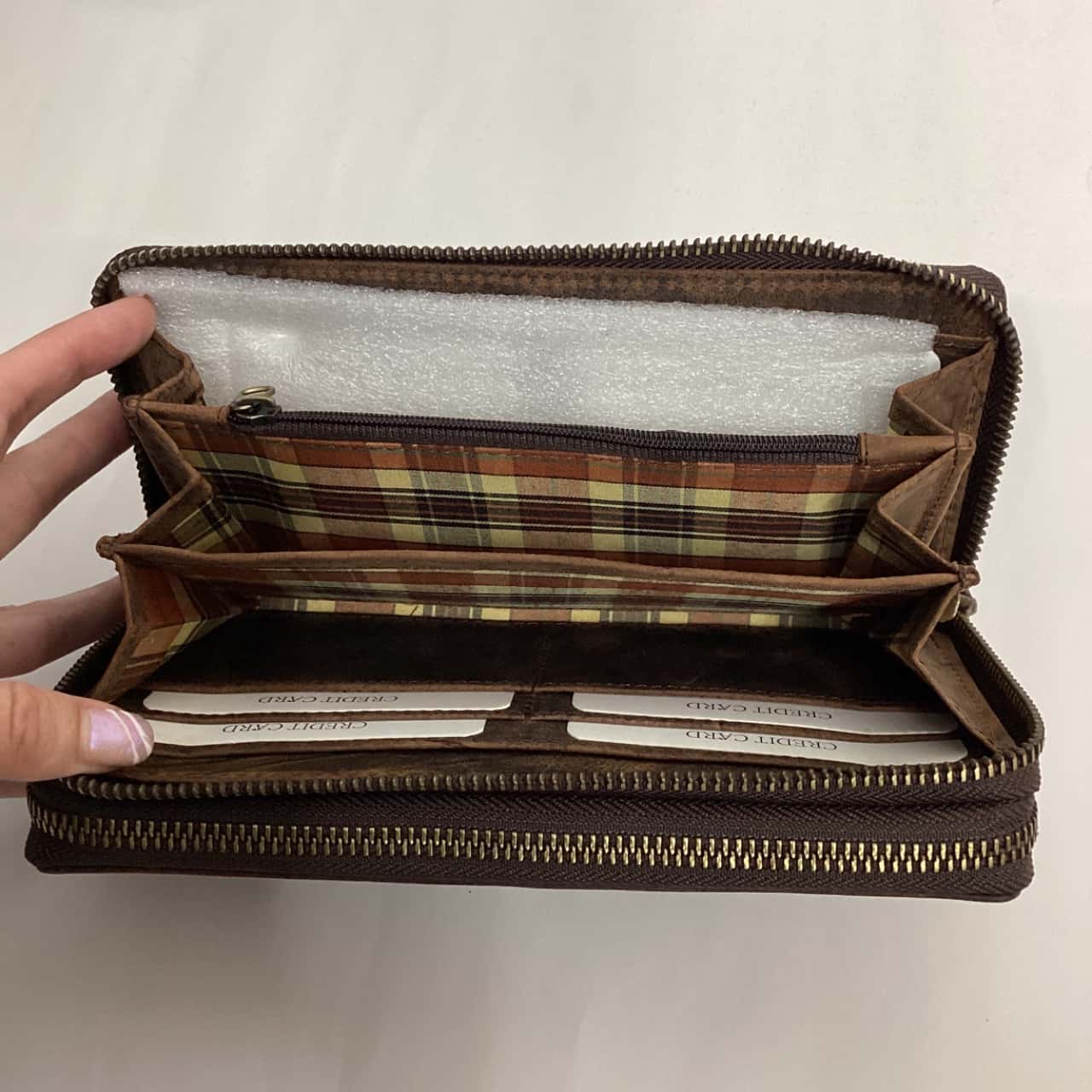 Womens Vintage Leather Sydney “Bella” Wallet Brown BNIB RRP$110(s)