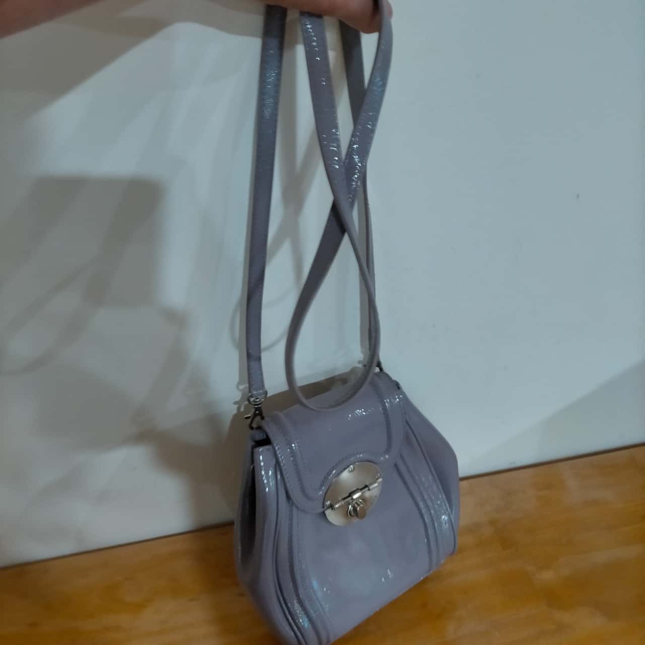Mimco Lilac Purple Leather Handbag VGUC(s)