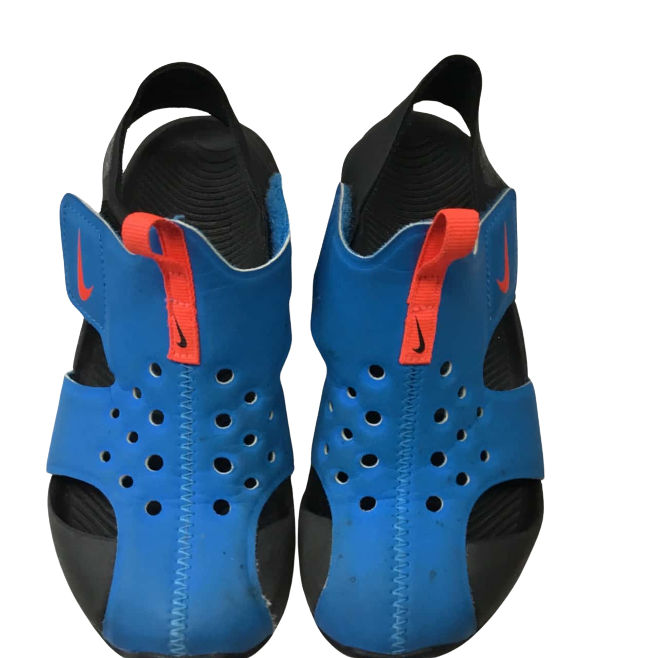 Kids Nike Size 2 Black / Blue sandals
