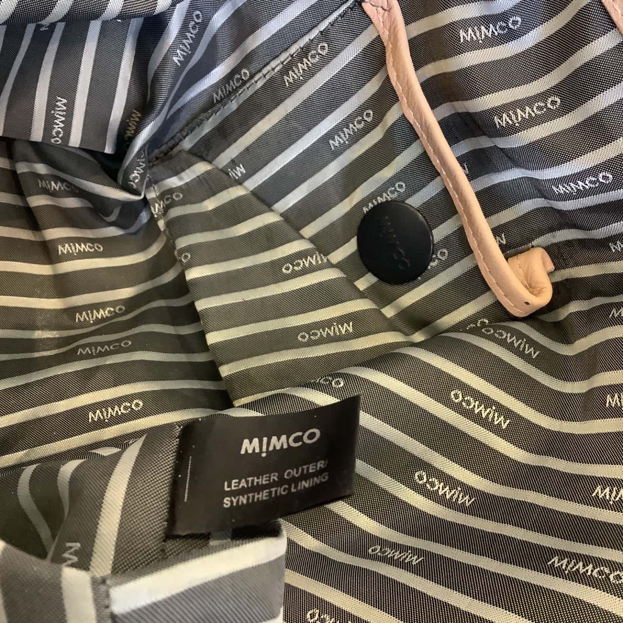 Mimco Womens 100%Leather Handbag Rose Pink (s)