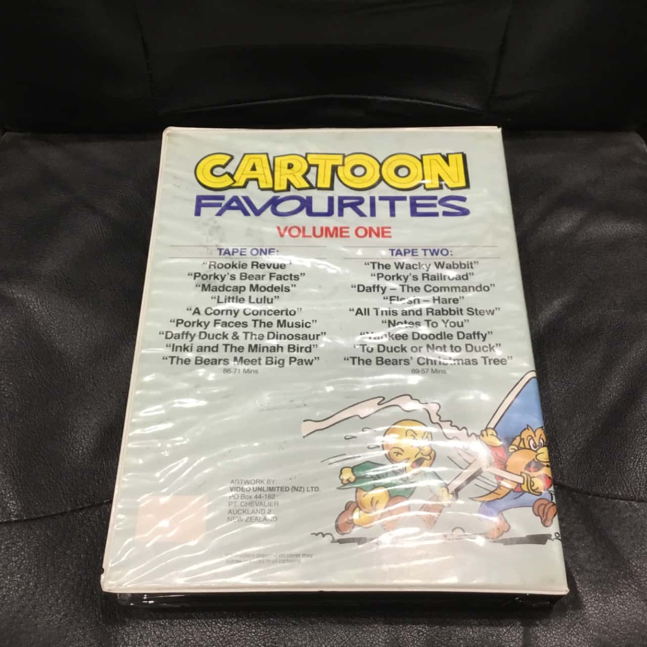 Cartoon Favourites Volume One VHS Tapes