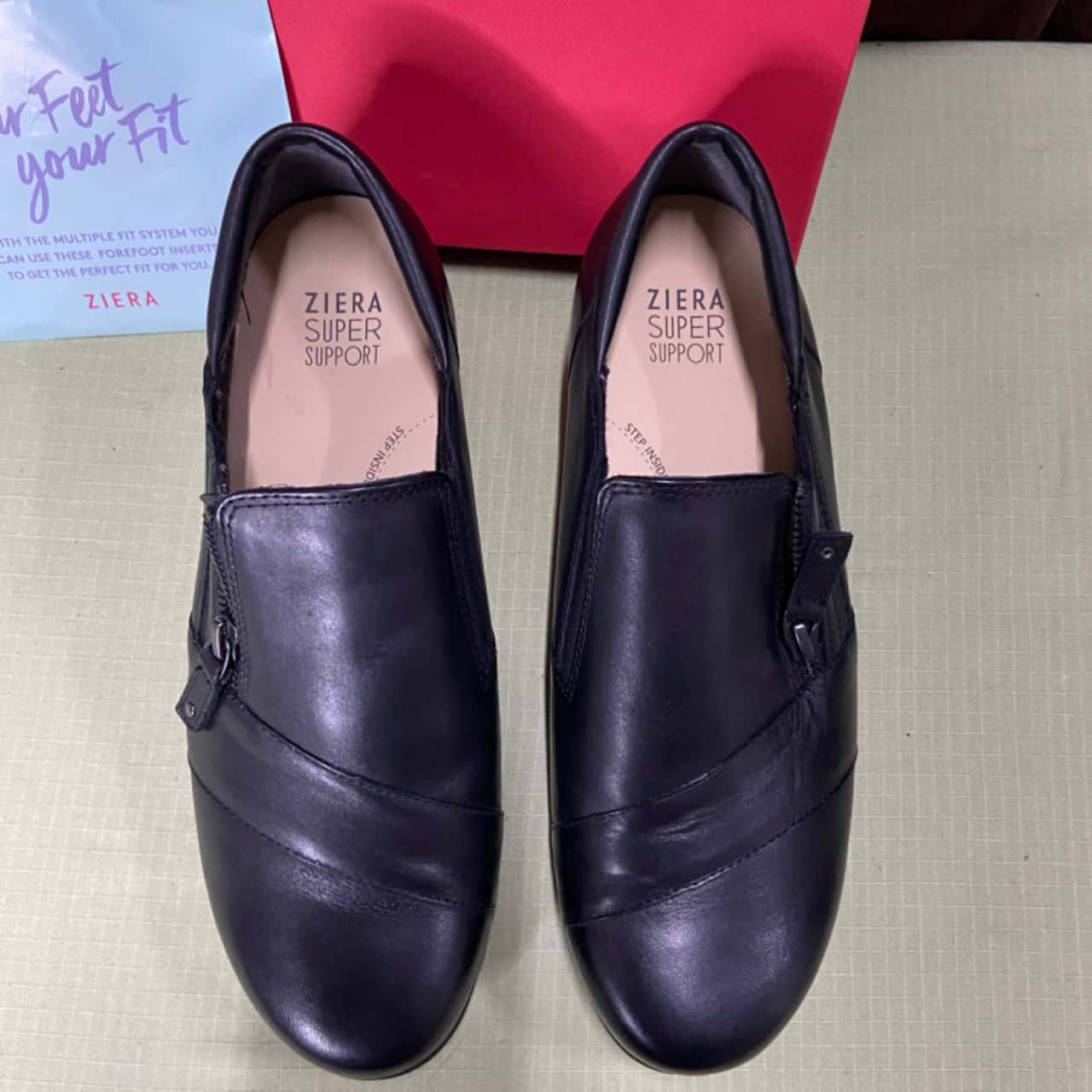 Ziera Sage Zip On Work Shoe(s)