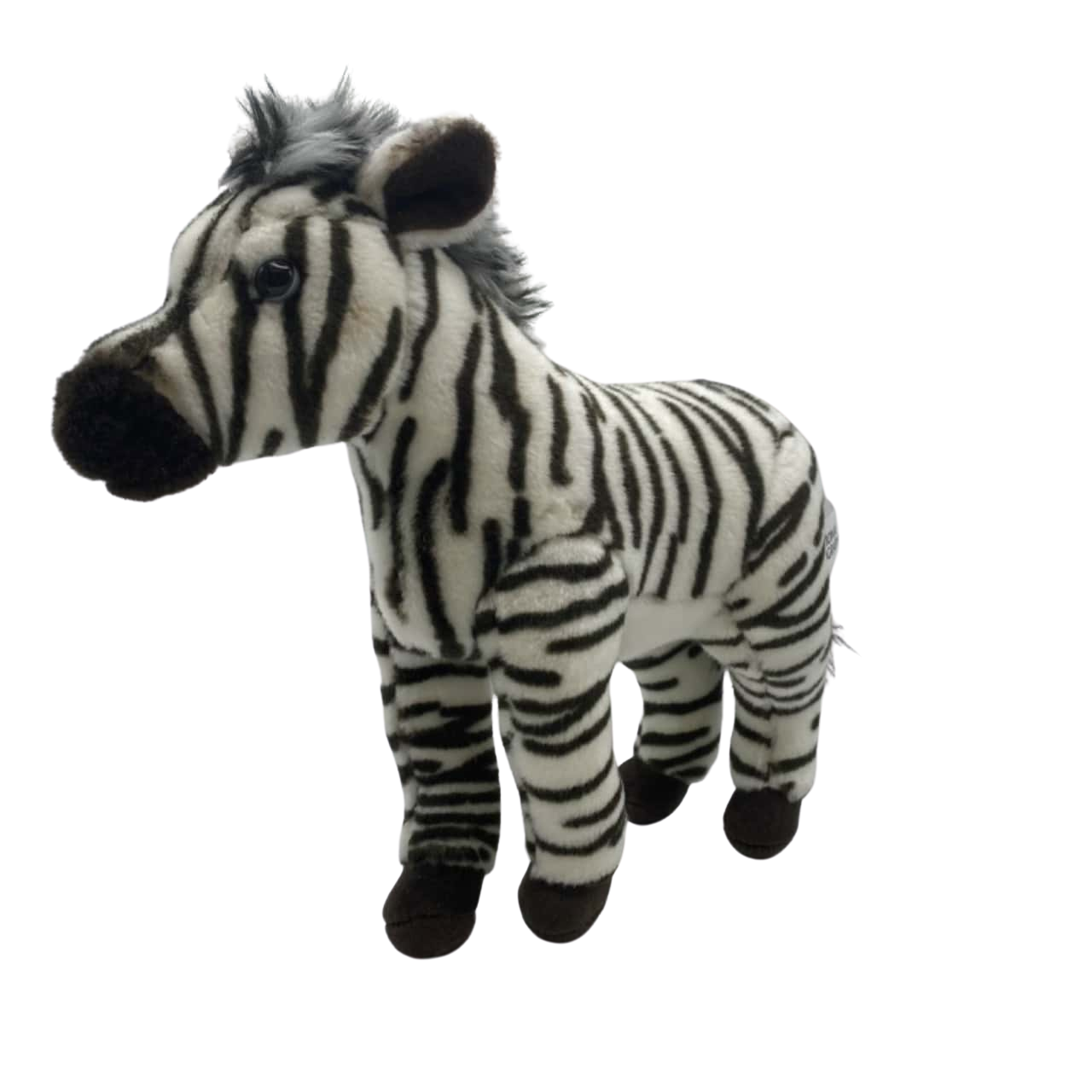 National Geographic Zebra 28cm Soft Plush Stuffed Animal Toy
