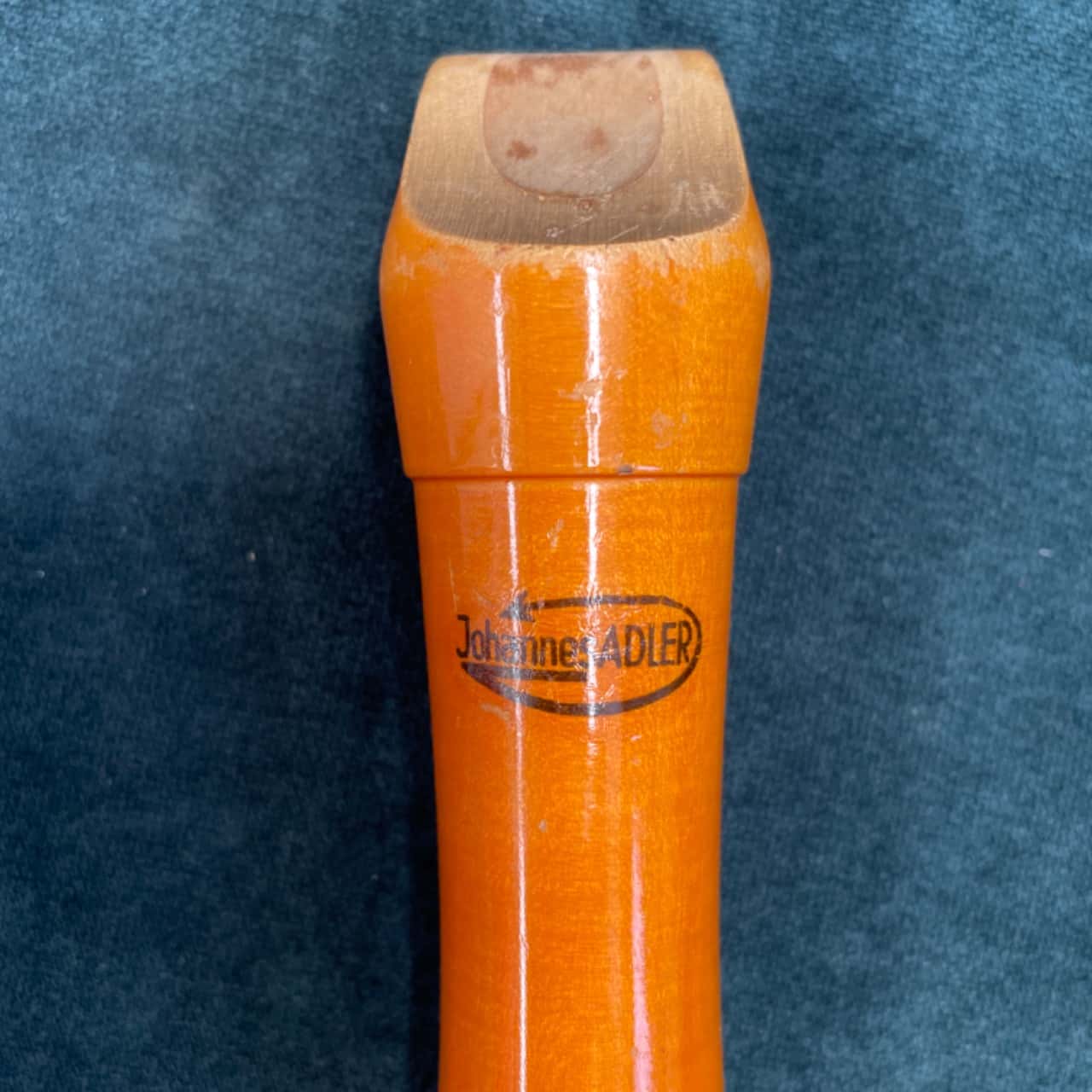 Johannes Adler Recorder. 13 inch in Box with brush (s)