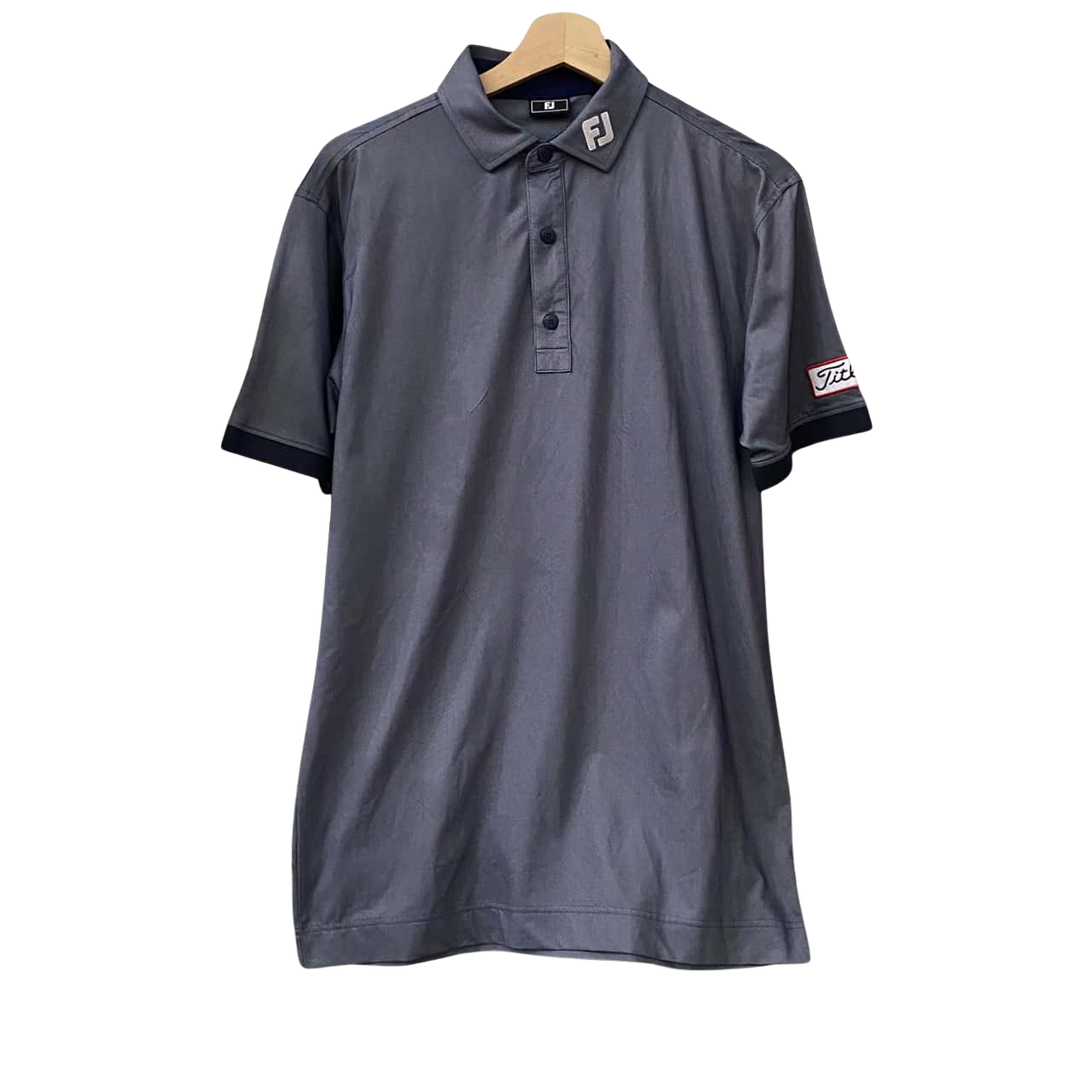 FJ Mens Size M Grey Polo