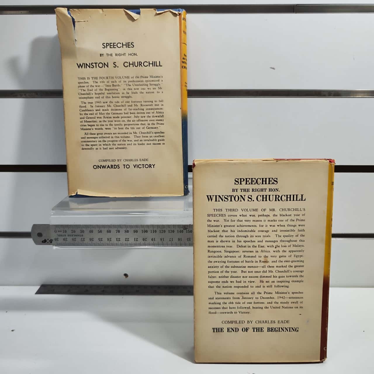 Winston Churchills War Speeches Vol 3 & 4 Vintage Books (s)