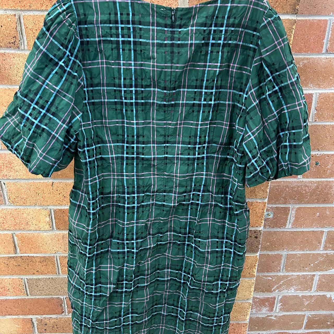 Leonard St Womens Size 12 Checked / Green