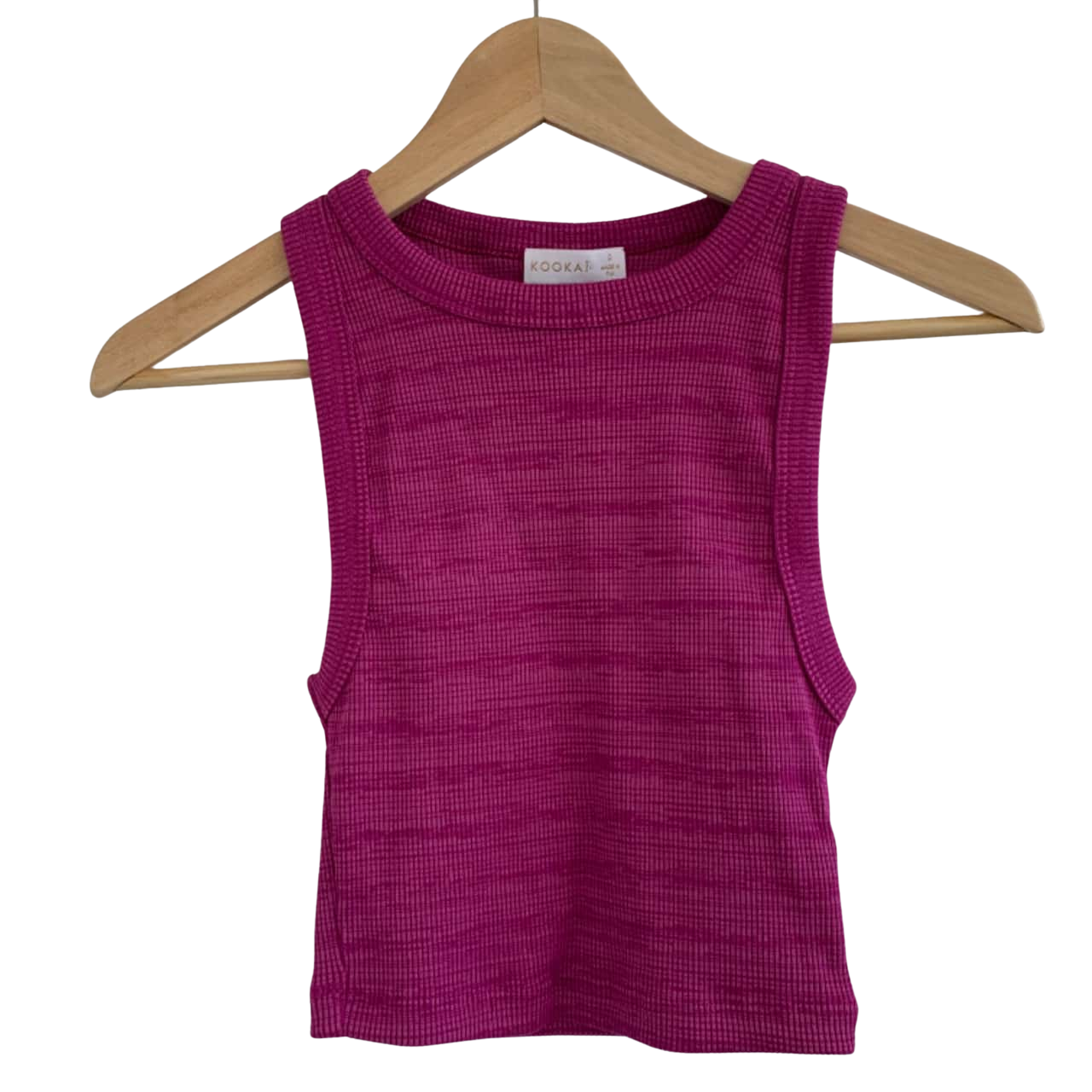 Kookai Small Cropped Purple Singlet