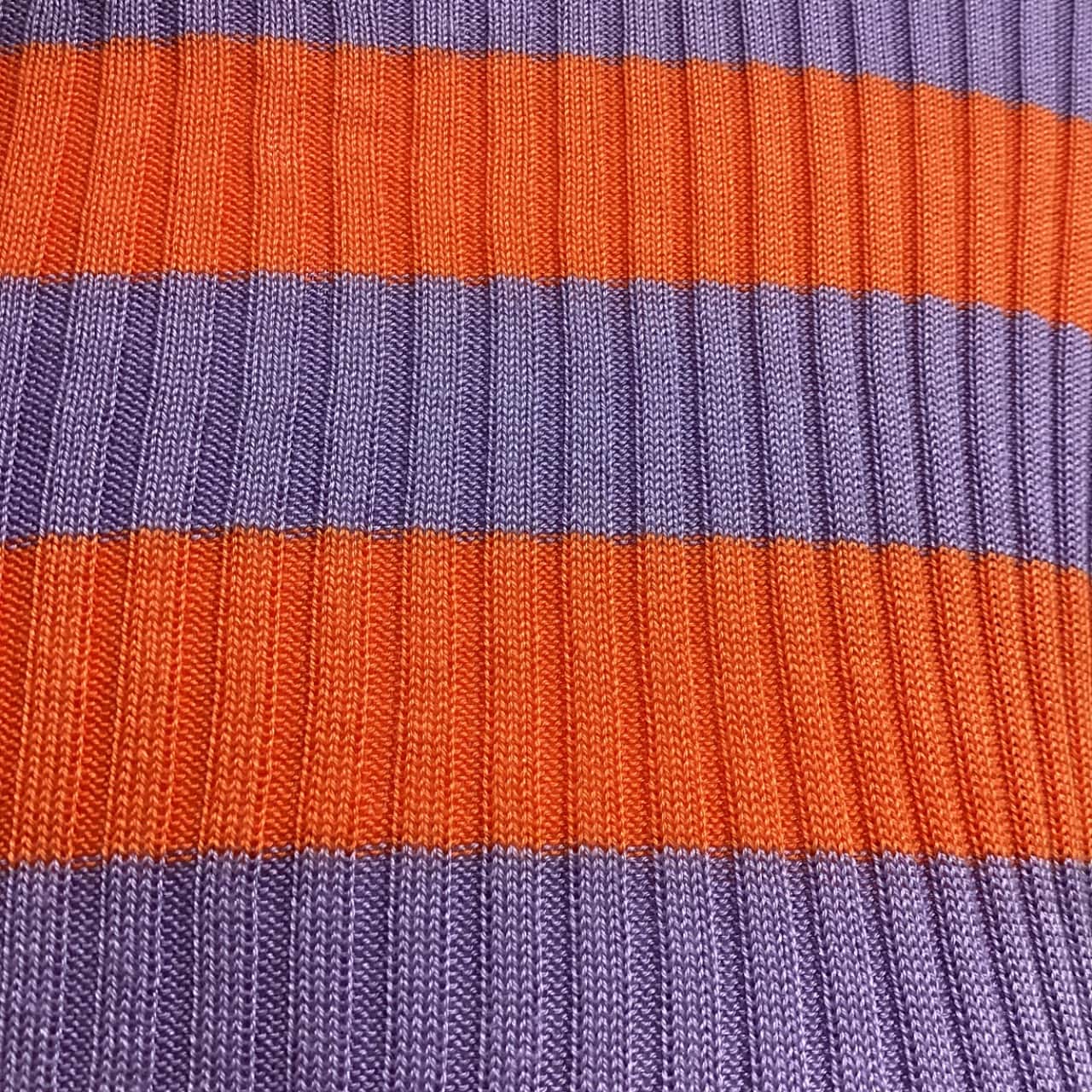 Gorman - Womens Orange/Purple Striped Top (s)