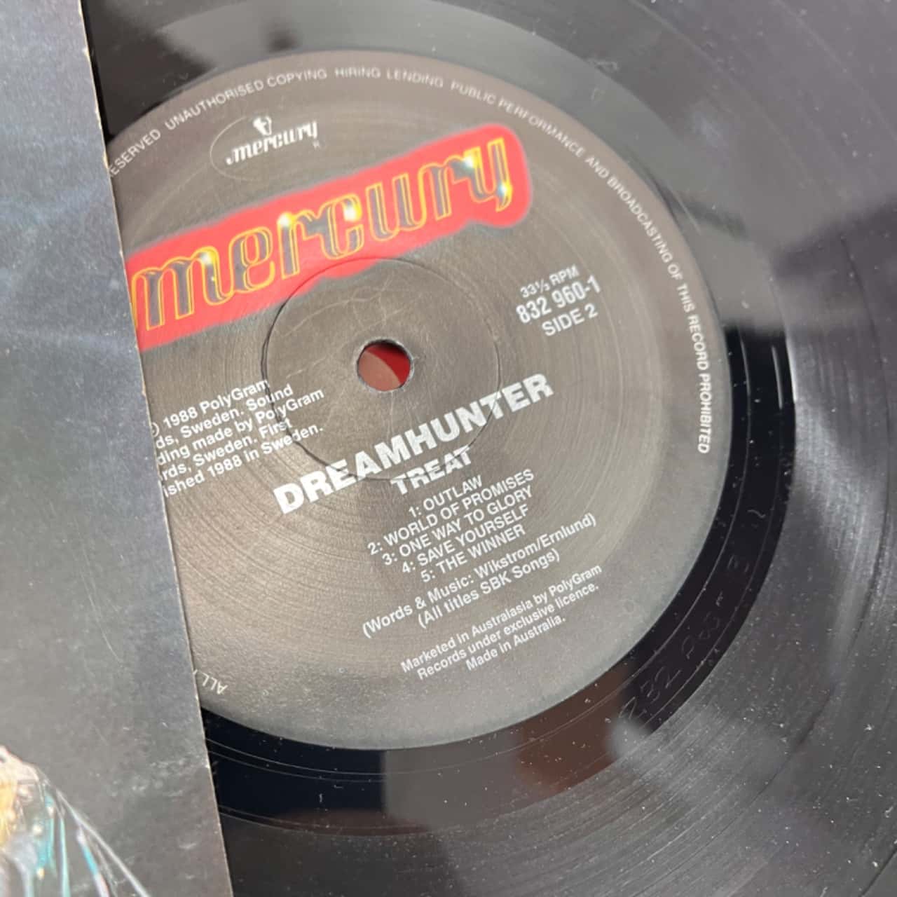 treat dreamhunter vinyl Lp 1987(s)