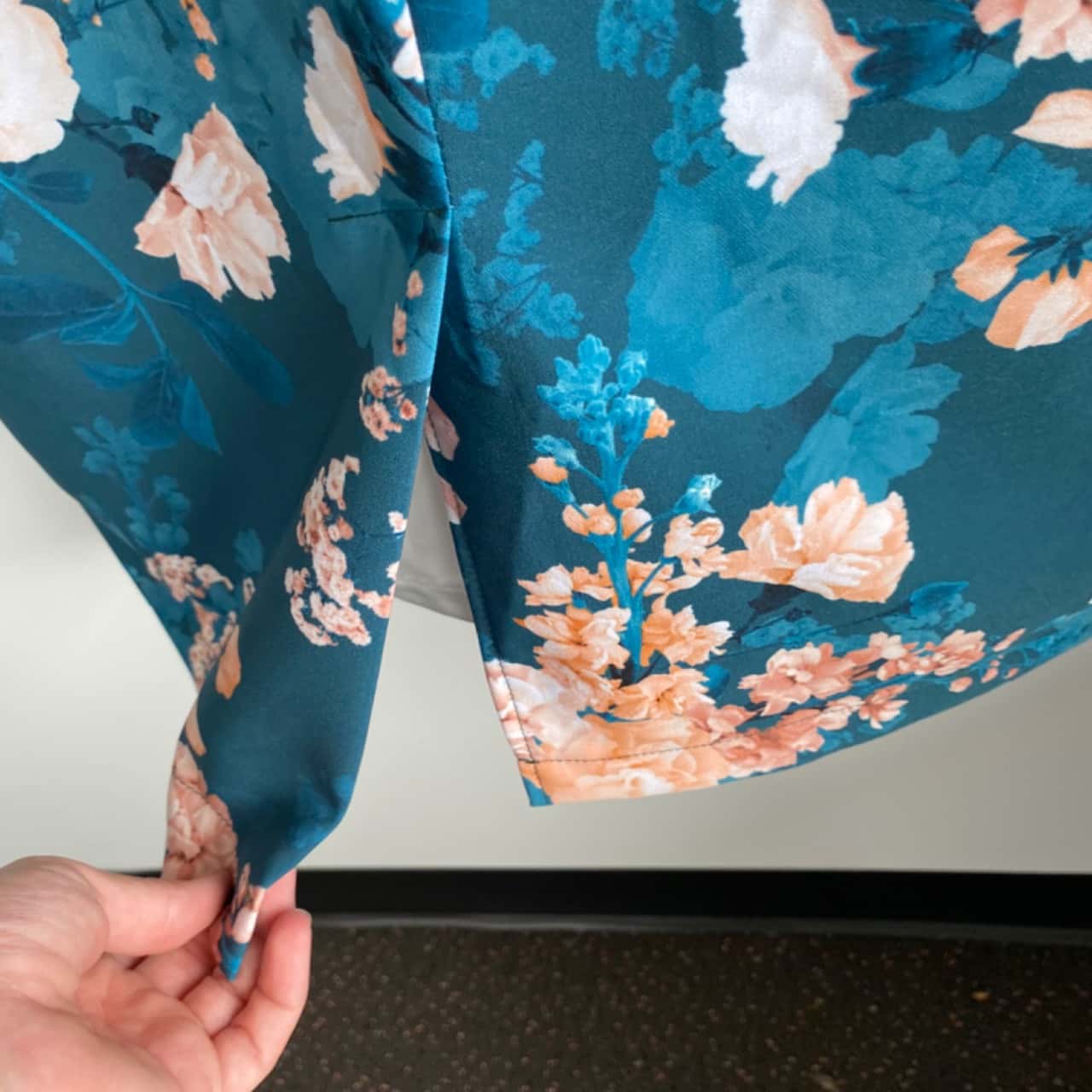 Pasduchas Green Floral Dress Size 14 Australian Made (s)