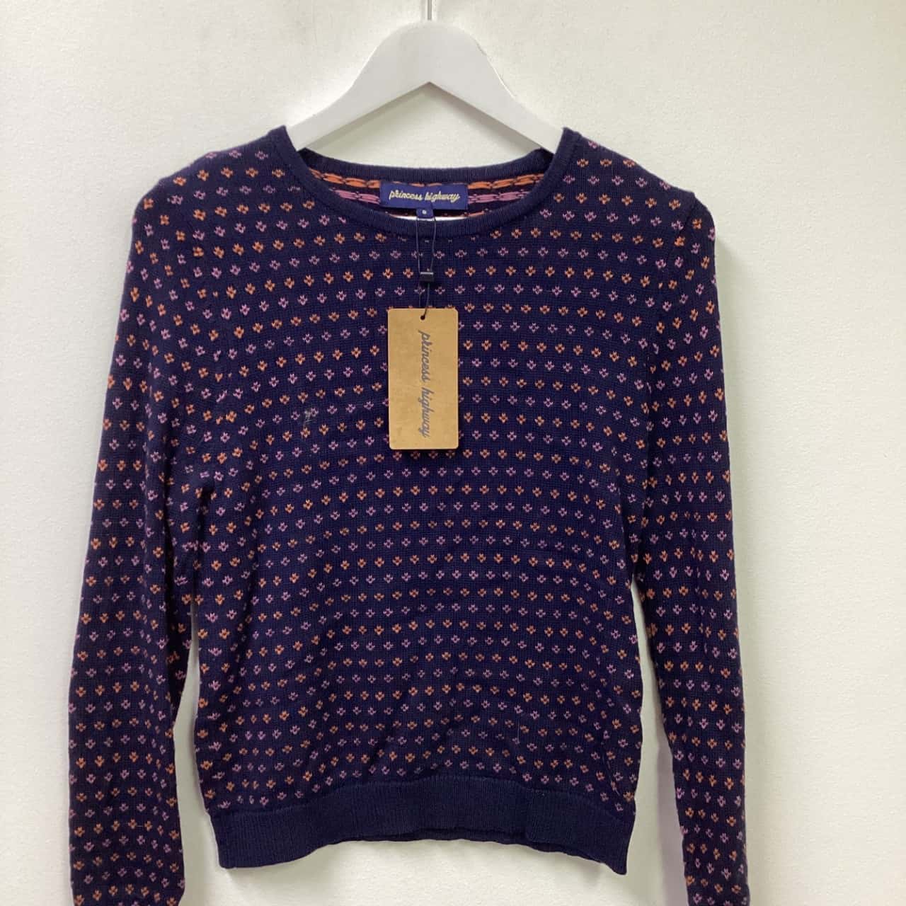 Princess Highway Womens Size 8 Jumpers Navy Blue (s)