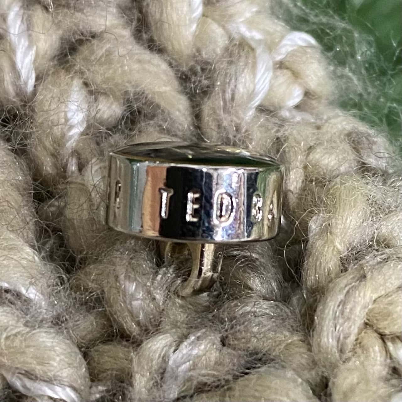 Ted Baker Fawn Knitted Woollen Scarf With Tassels (s)