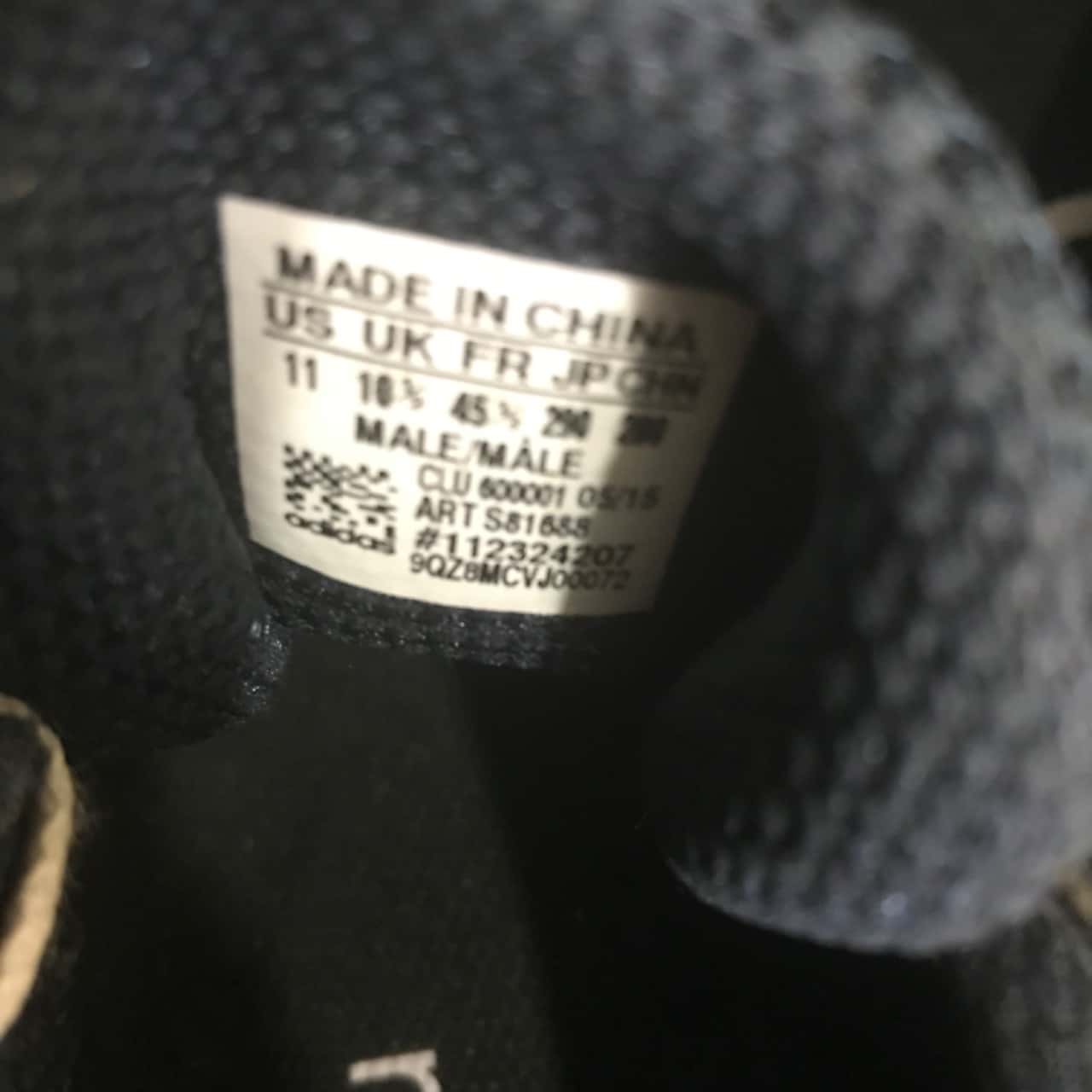 Adidas Mens Size 10.5 Navy Blue/White Running Shoes(s)