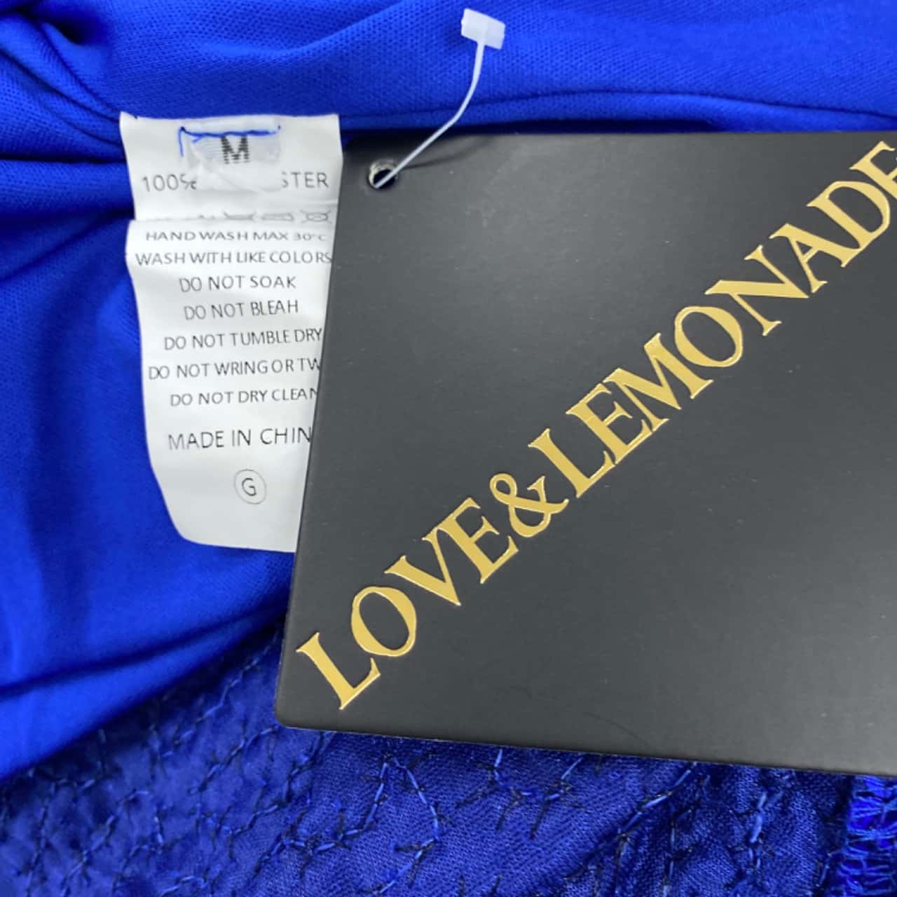 Love and Lemonade Womens Size M Bridesmaid Dress / Formal Dress Blue (s)