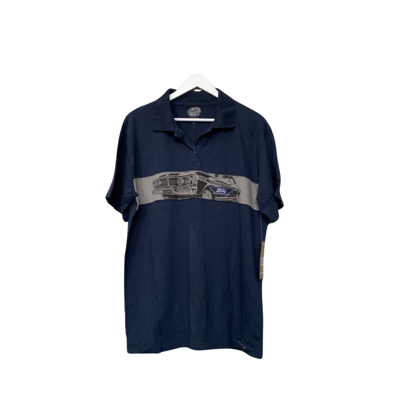 Ford Mens Polos Blue XXL cotton