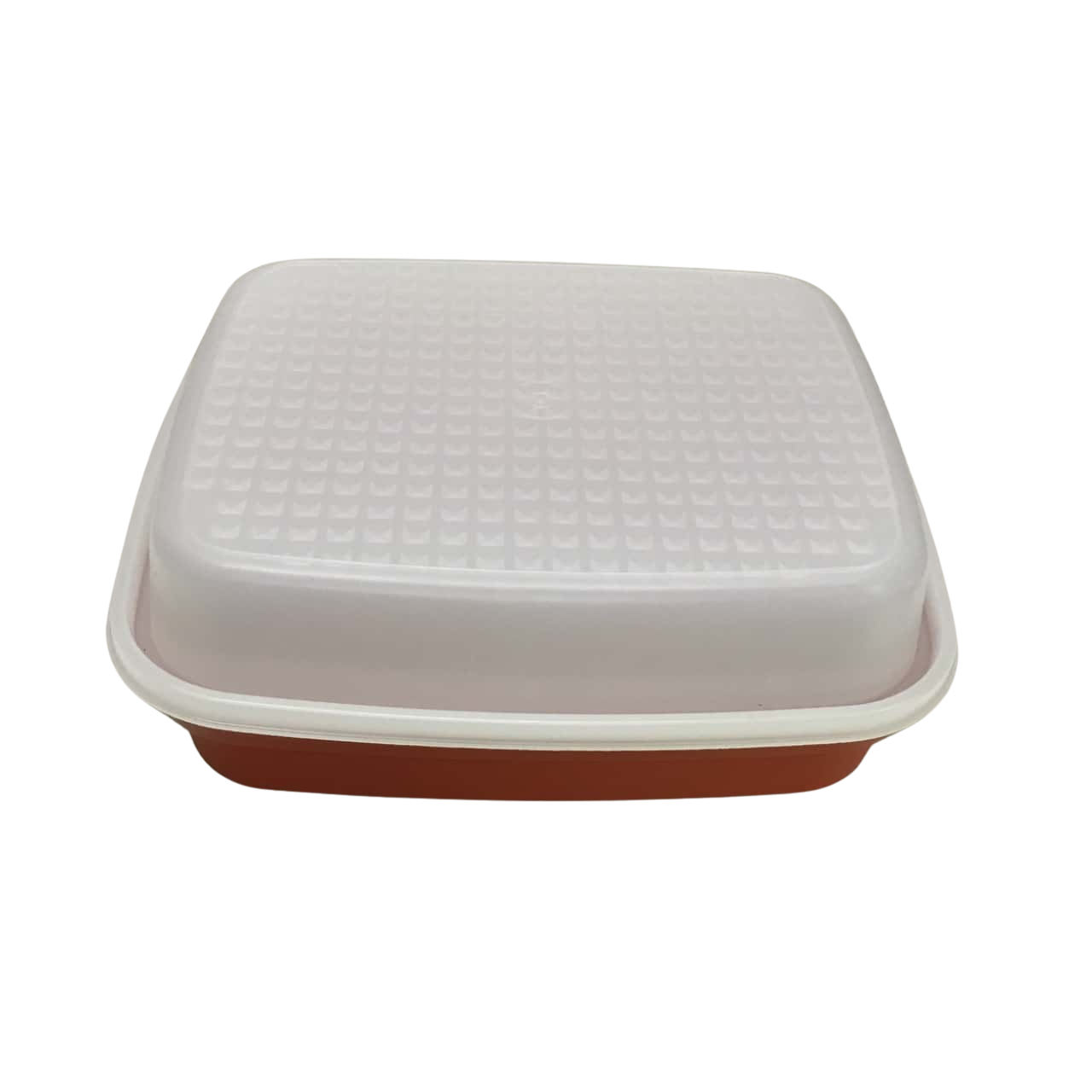 Vintage Tupperware Large Orange Meat Marinade & Tenderiser Container ...