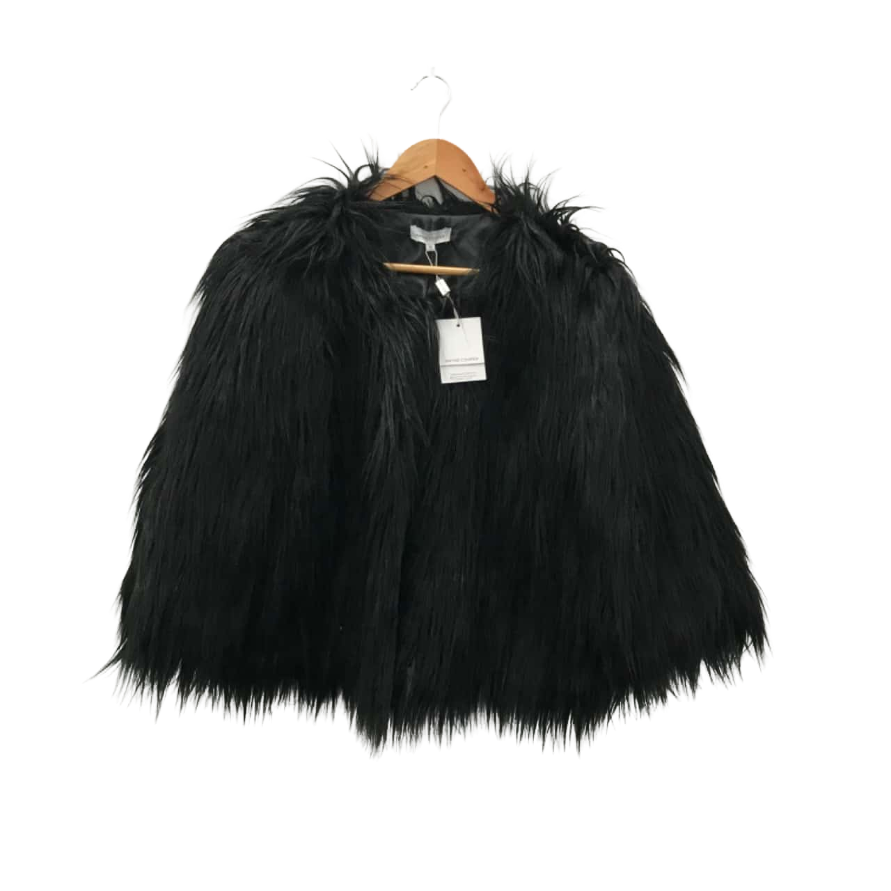 Wayne Cooper Womens Faux Fur Size M Black Jacket BNWT (s)