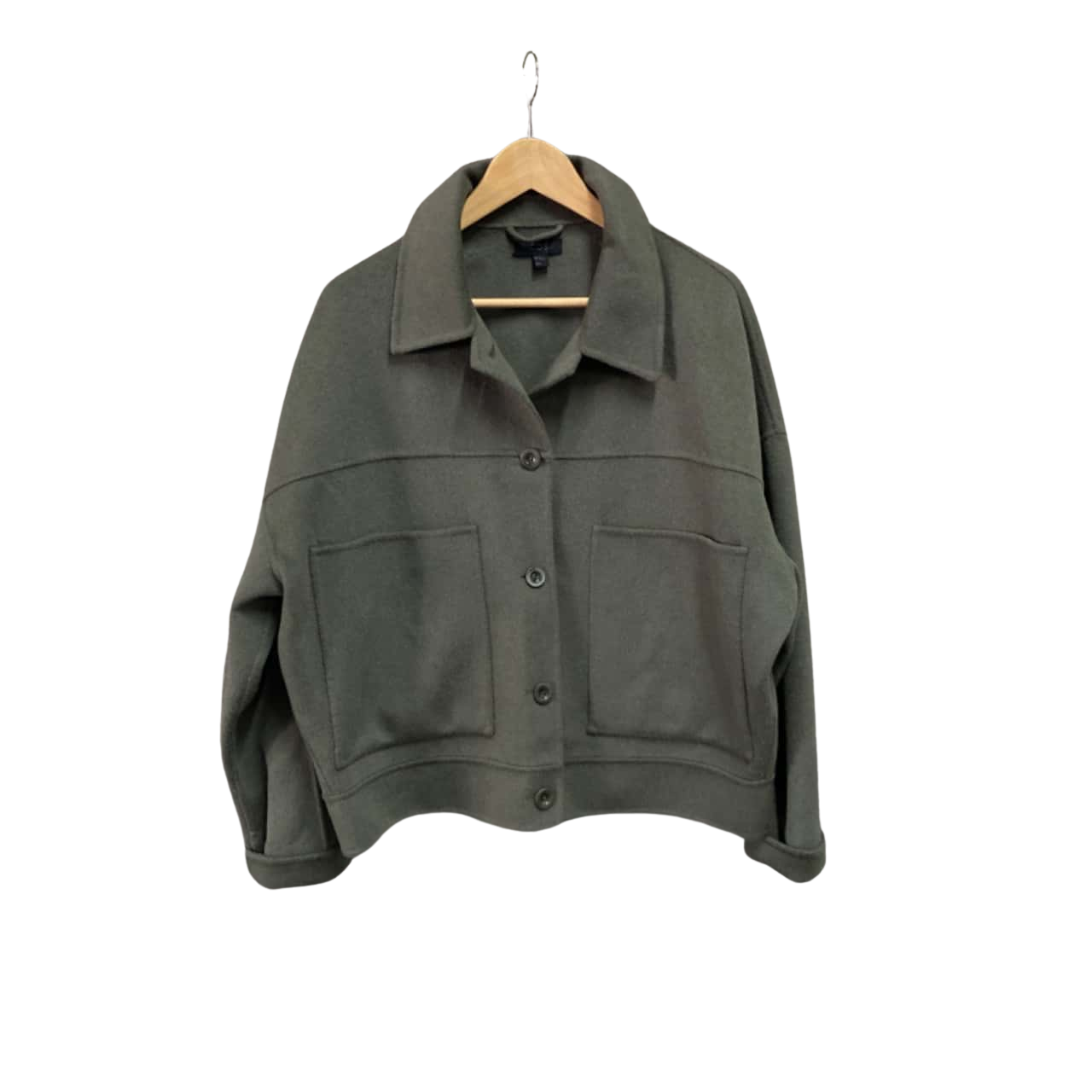 COS Womens Size 42 Winter Jacket Green (s)