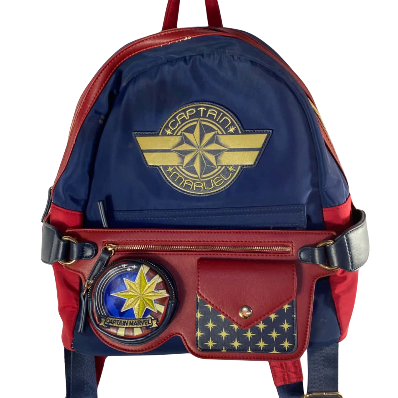 Marvel x Danielle Nicole Kids Captain Marvel Backpack Blue / Gold / Red (s)