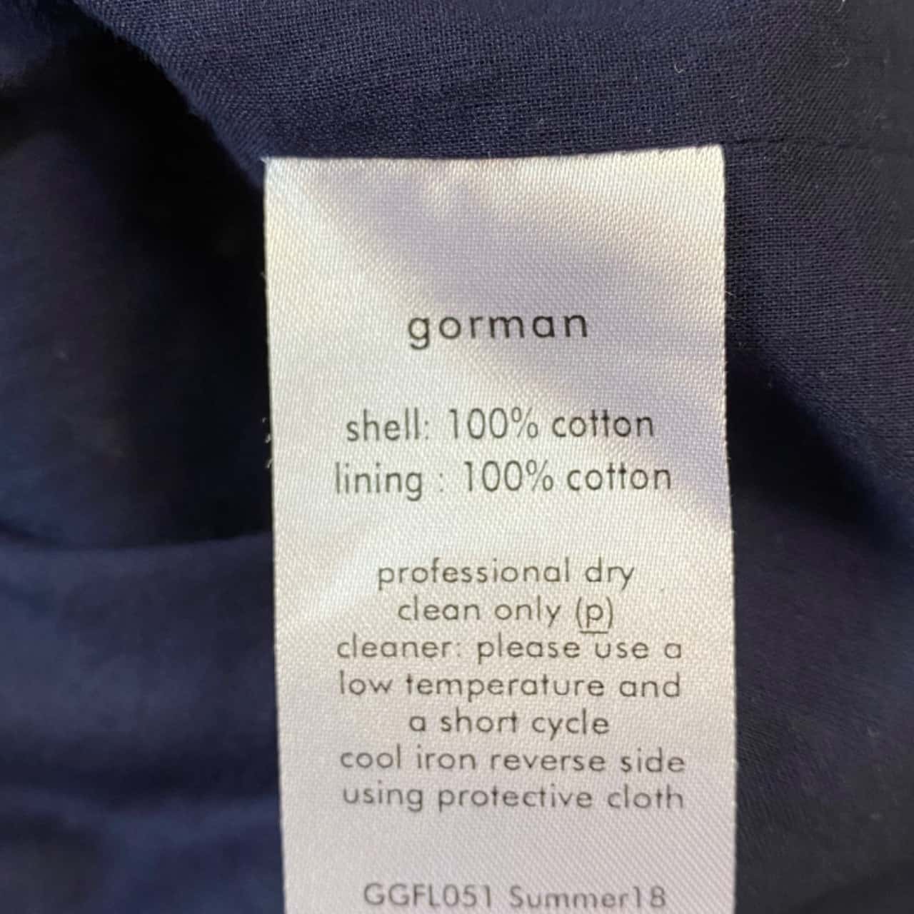 Gorman Navy Blue Embroidered Jacket Size 12(s)
