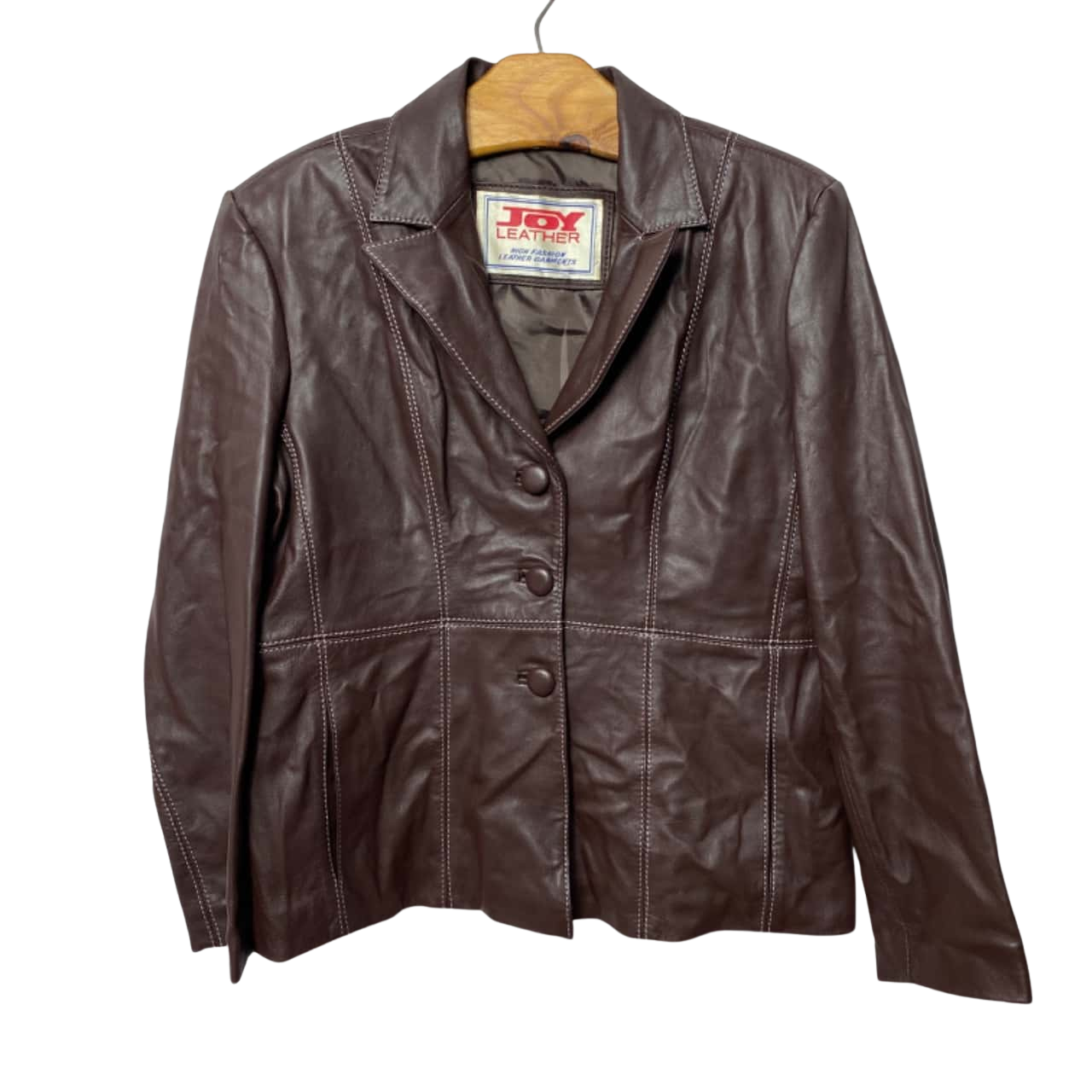 Women’s Joy Leather Size M Brown Leather Jacket(s)