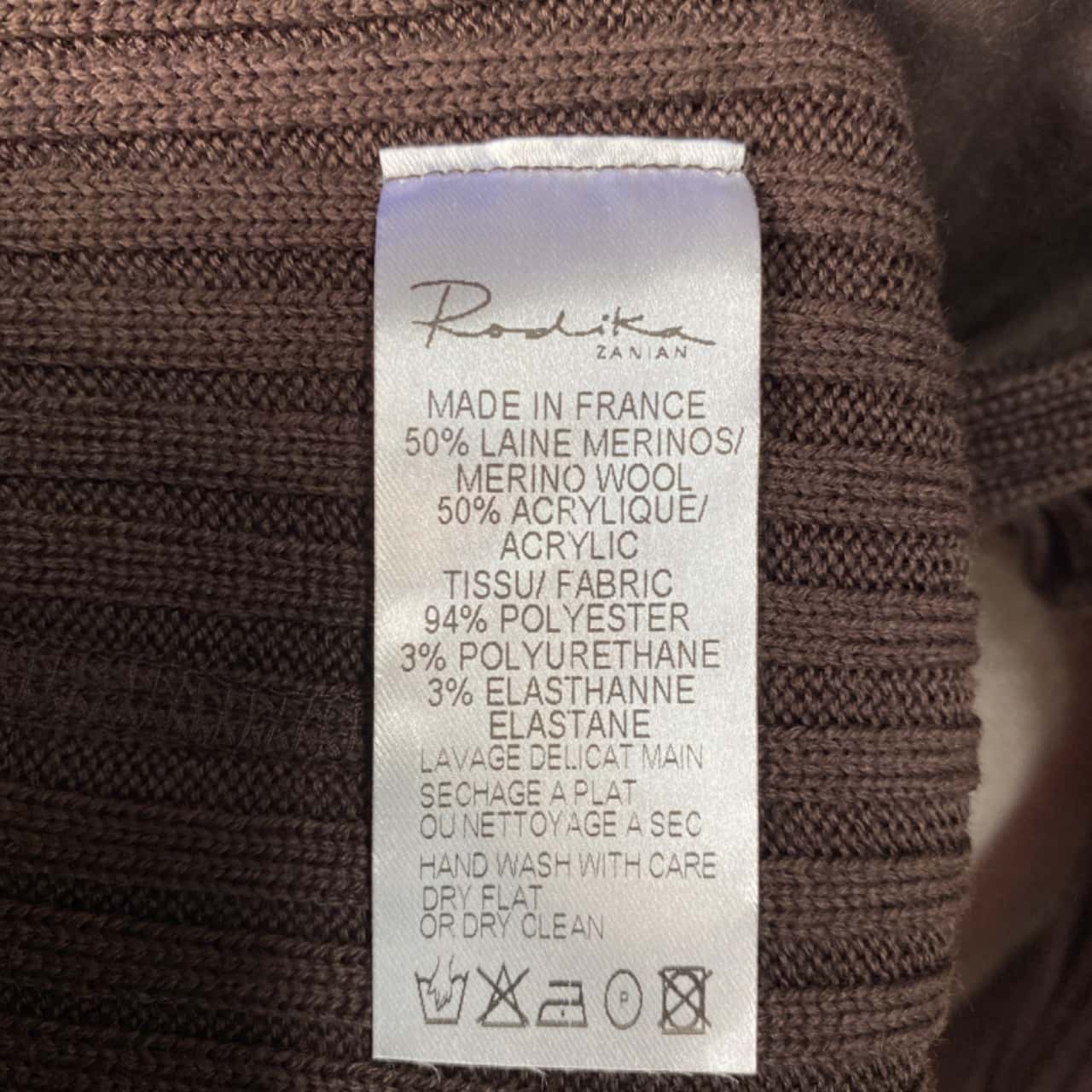 Rodika Zanian Womens Size 44 Button Up Maroon