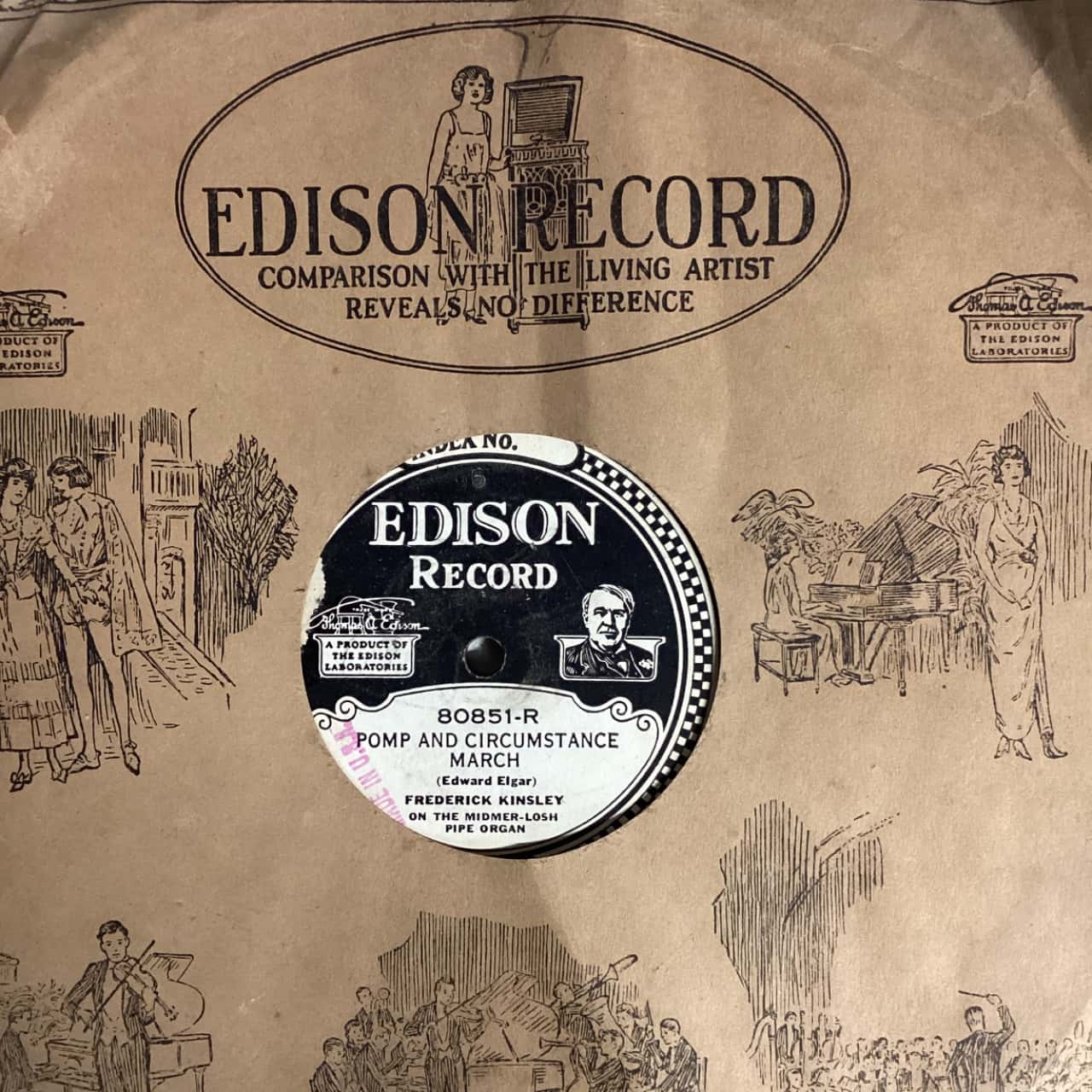 Edison Record Phonograph Record