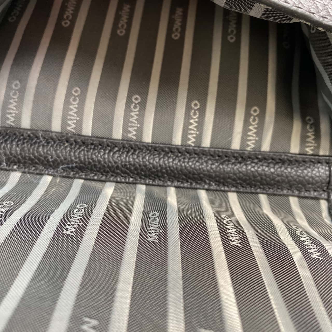 Mimco Black Turnlock Cross Body /Tote Bag