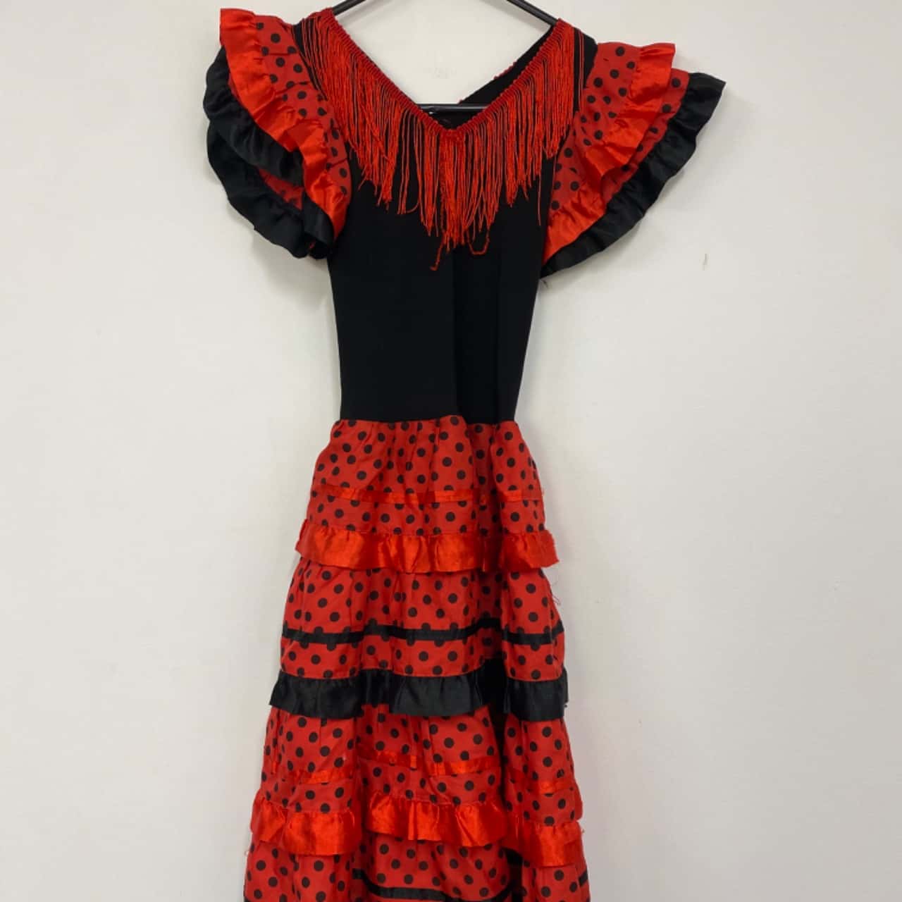 Girls Red Costume Flamenco Dress(s)