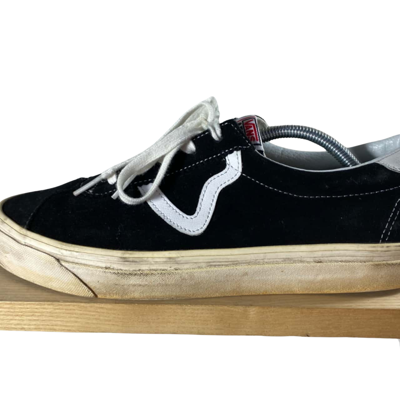 Vans Mens Suede Sneakers Size 10 / 11 Black / White (s)
