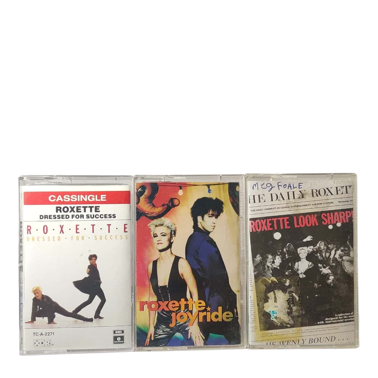 3x Roxette Cassette Tapes