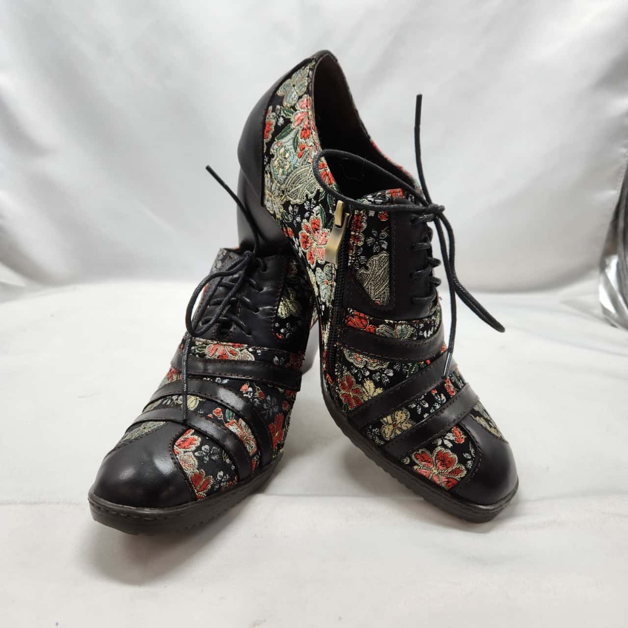 Socofy Womens Size 39 Brown / Floral (s)