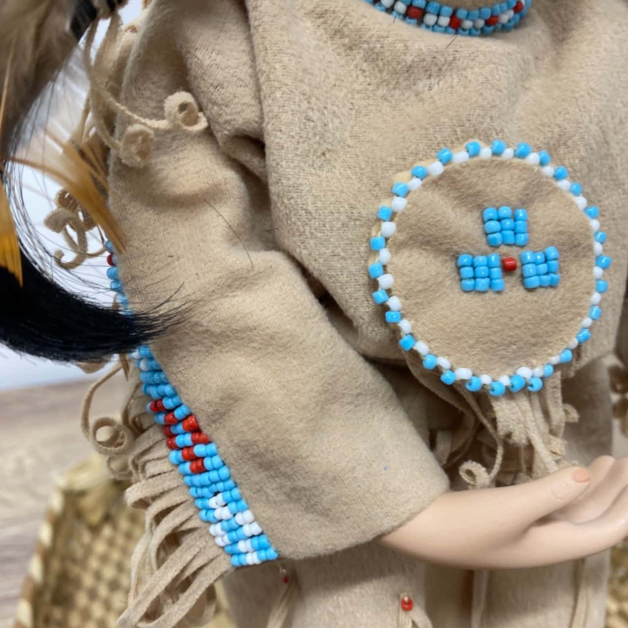 Vintage 1991 Indian Native American Diary Doll Many Stars by Linda ...