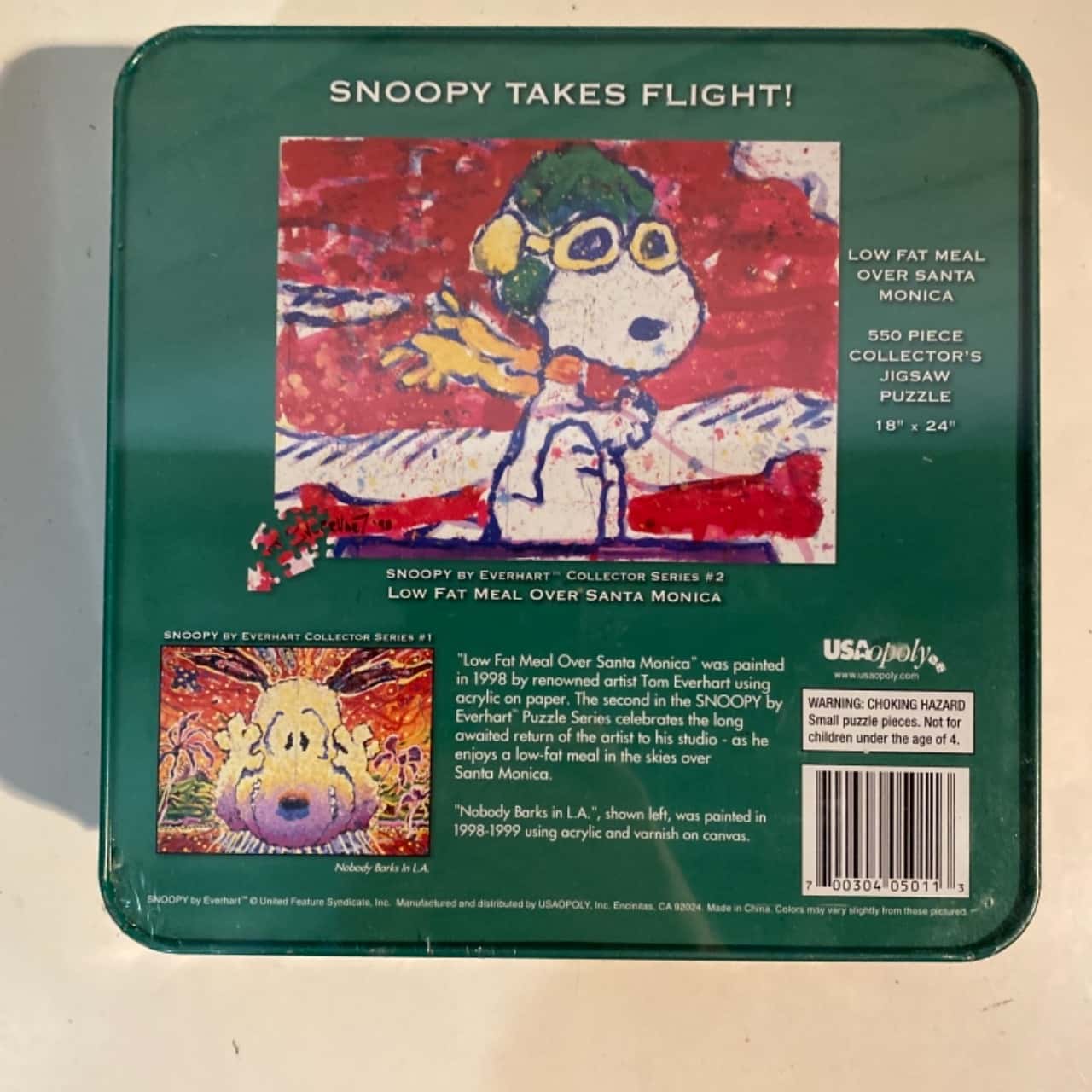 Snoopy Takes Flight 550 Piece Collector’s Jigsaw Puzzle(s) - New With ...