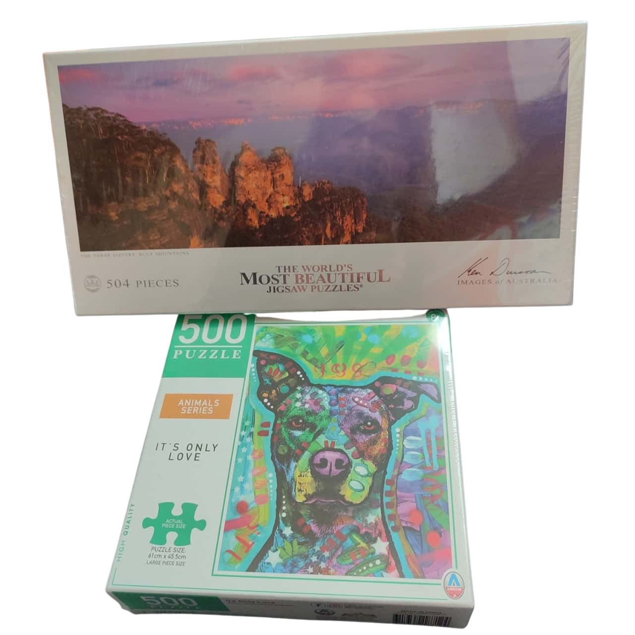 Ken Duncan and Arrow 500 piece jigsaw set.(s)