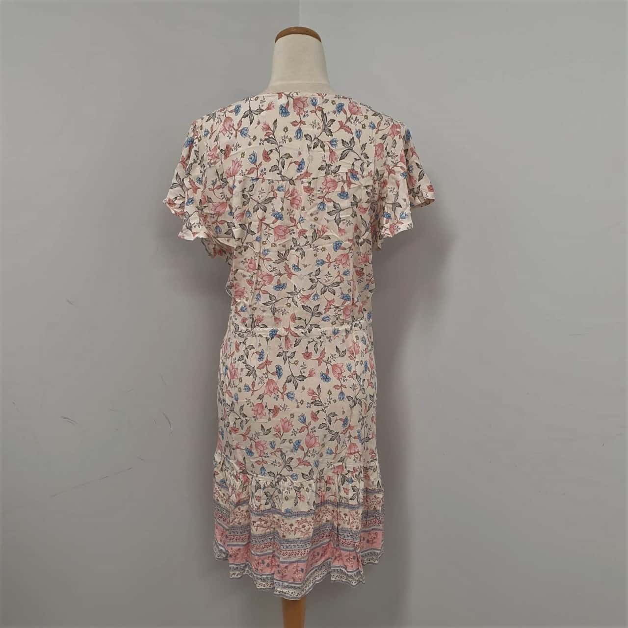 Salty Bright Really Cute Paula Pink Floral Womens Boho Hippie Mini ...