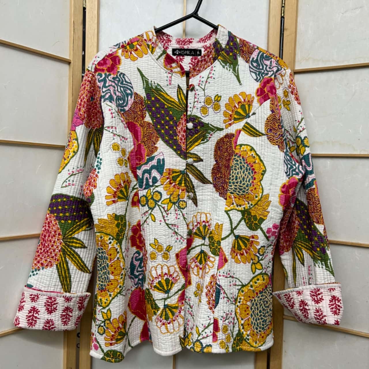 New With Tags ISHKA Reversible Kantha Jacket Size XL(s)