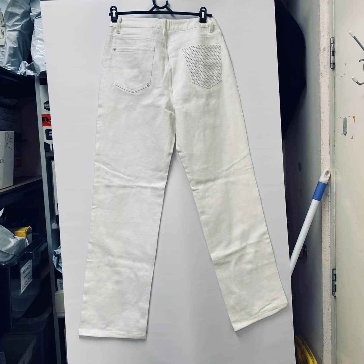 Sass & Bide Womens Size 30 Disco Nights Jeans Silver / White