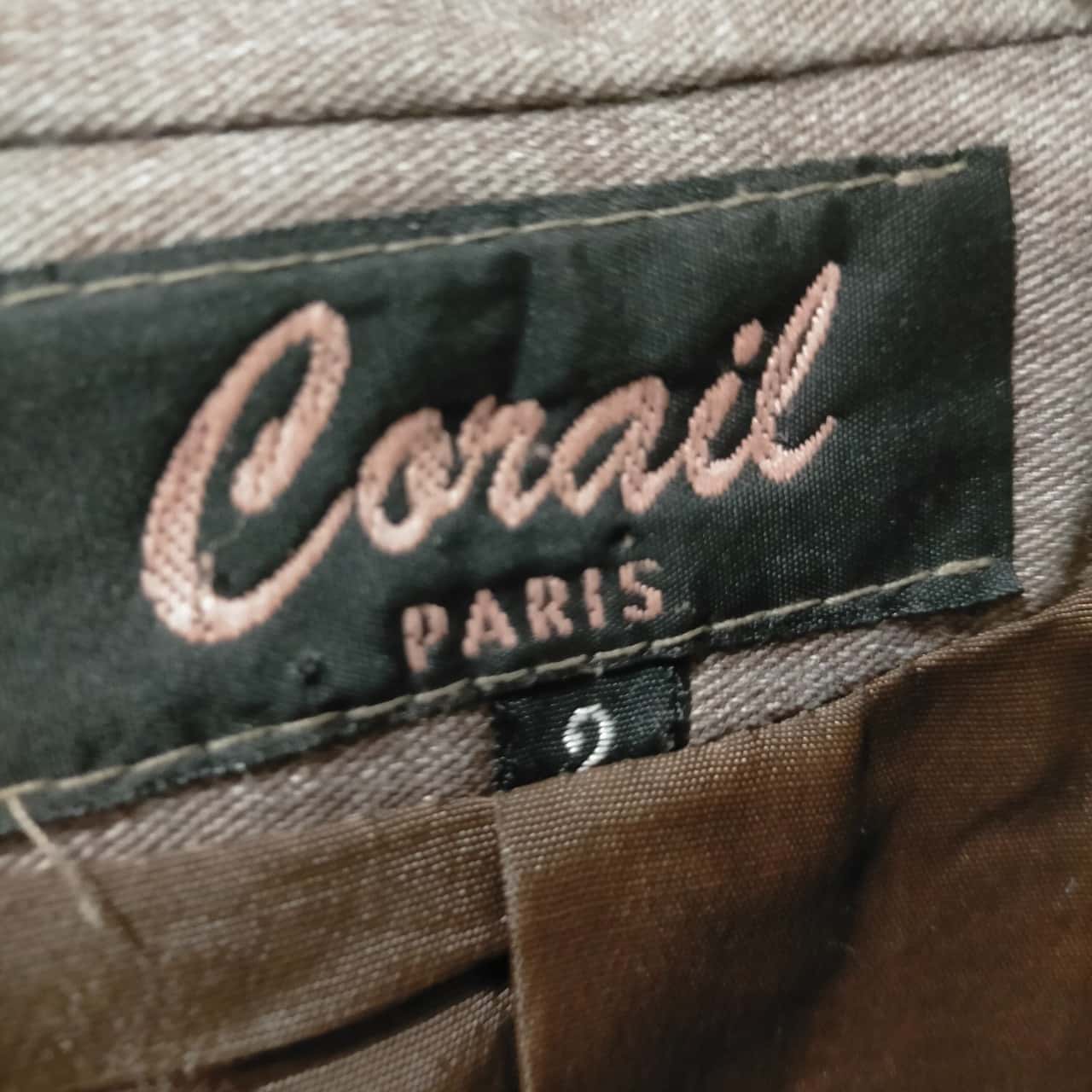 CORAIL PARIS Made in France Retro Size 2 Brown Suit GVC(s)