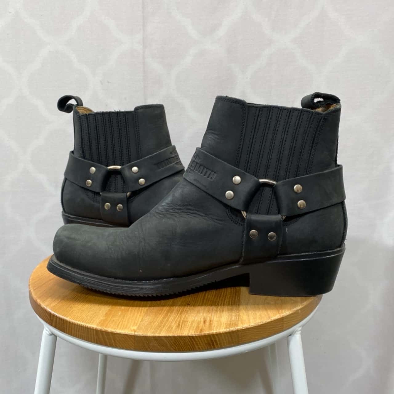 *Father's Day SALE* Windsor Smith Mens Size 42 Black Motor Boots(s)