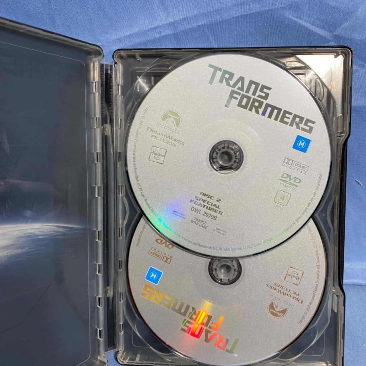 Transformers DVDs Steelbook Protect Destroy