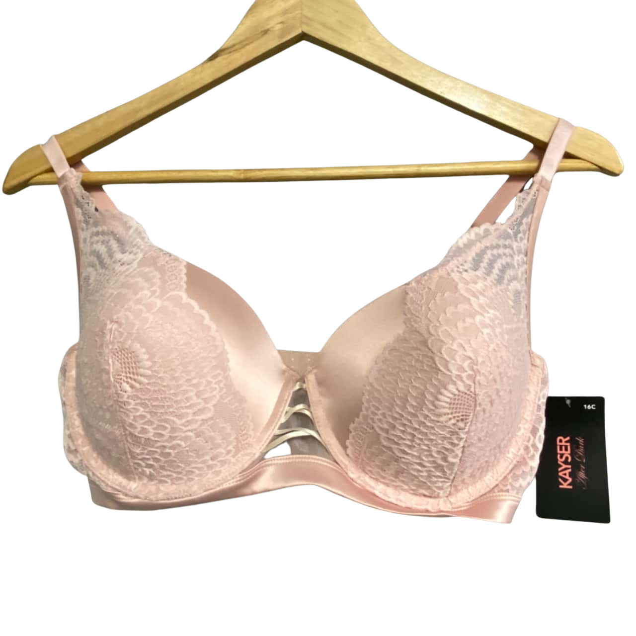 Kayser Womens Size 16C Balconette Bra Pink NEW With Tags(s)