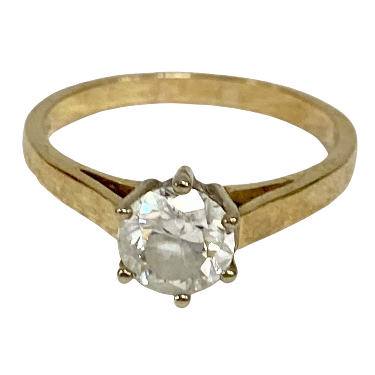 9ct Gold Ring with Large Stone (s)